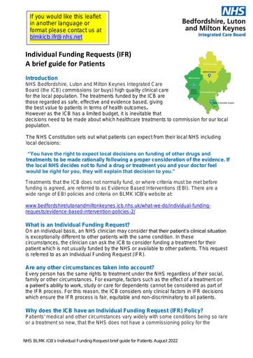 Our publications - BLMK Integrated Care Board